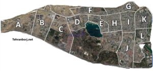 منطقه 22 تهران روی نقشه: تفکیک محله ها و جزئیات کامل